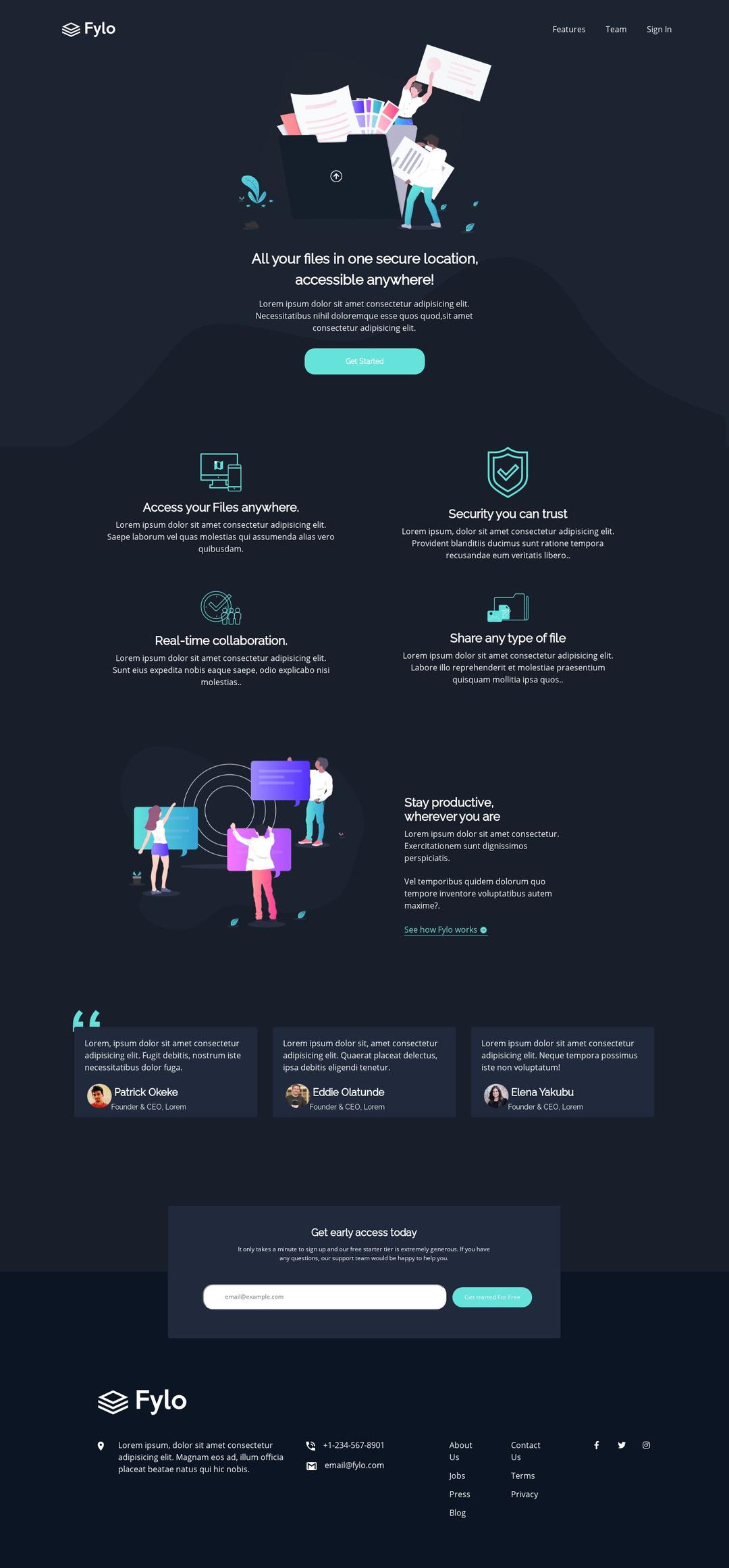 Frontend Mentor | mobile site using bootstrap cards coding challenge solution