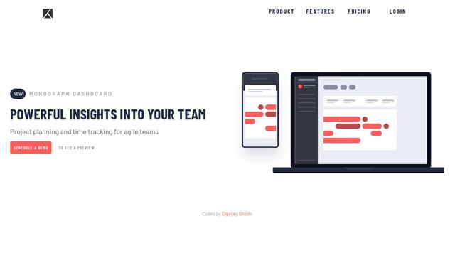 Frontend Mentor | Project Tracking Intro Using Grid and flexbox coding ...