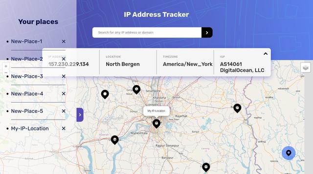 Frontend Mentor Ip Tracker With Simple Map Functionality Using