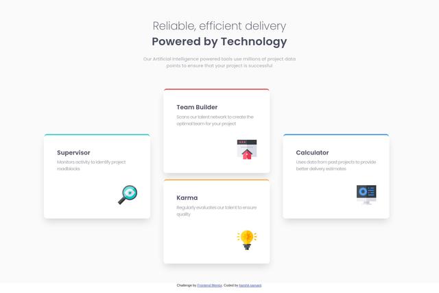 Frontend Mentor | Responsive Web Page Using HTml, Css and Bootstrap coding challenge solution
