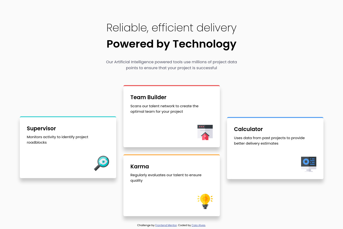 Frontend Mentor | Responsive solution using CSS Grid coding challenge ...