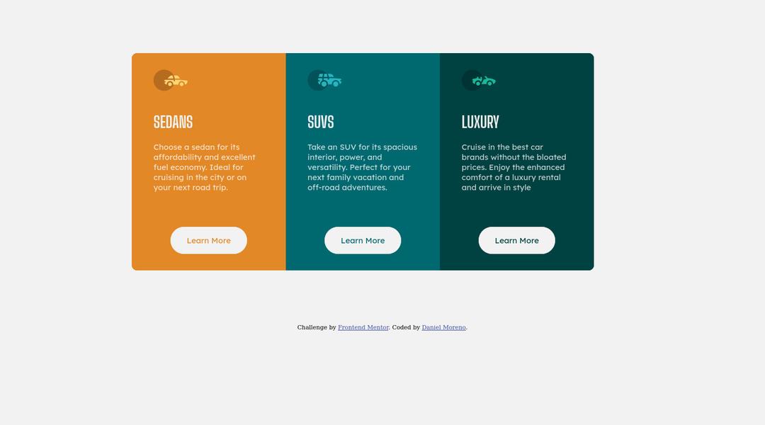 Frontend Mentor | 3-column-preview-card-component using html, css and css grid coding challenge ...