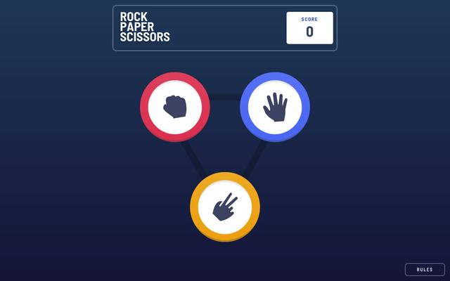 Frontend Mentor | Rock-Paper-Scissors game using HTML, CSS (Flexbox) and Javascript coding ...
