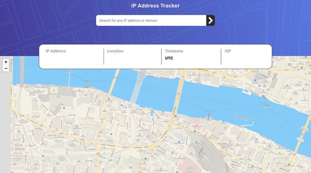 Frontend Mentor | IP Address Tracker made with HTML, Bootstrap, CSS and JS coding challenge solution