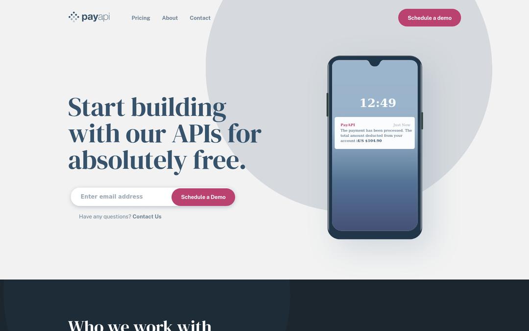 Frontend Mentor | PayAPI multi-page website with NextJS and Sass coding challenge solution
