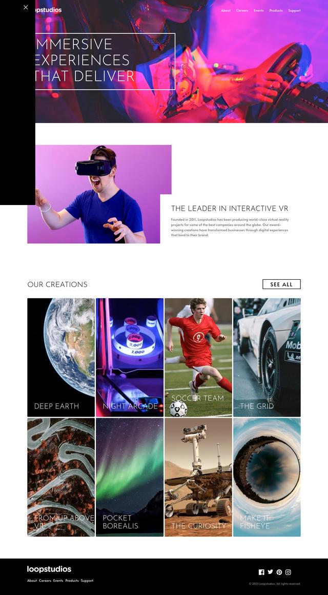 Frontend Mentor | Loop Studios Landing Page Built with HTML CSS & JavaScript coding challenge ...