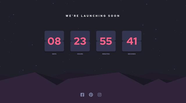 Frontend Mentor | launch-countdown-timer-main coding challenge solution
