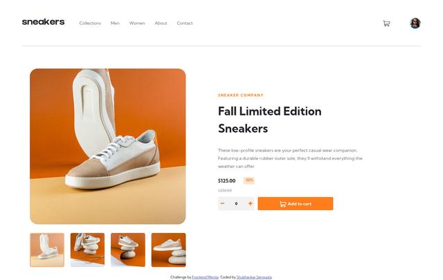 Frontend Mentor | Ecommerce website using Bootstrap, SaSS, Flexbox and CSS grid coding challenge ...
