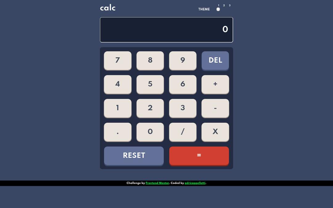 Frontend Mentor | Frontend Mentor - Calculator app solution coding challenge solution