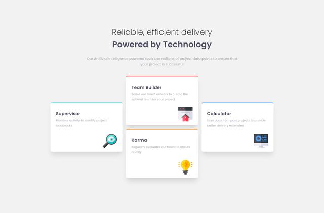 Frontend Mentor Next Js Tailwindcss Typescript Responsive Four Card Layout Coding Challenge