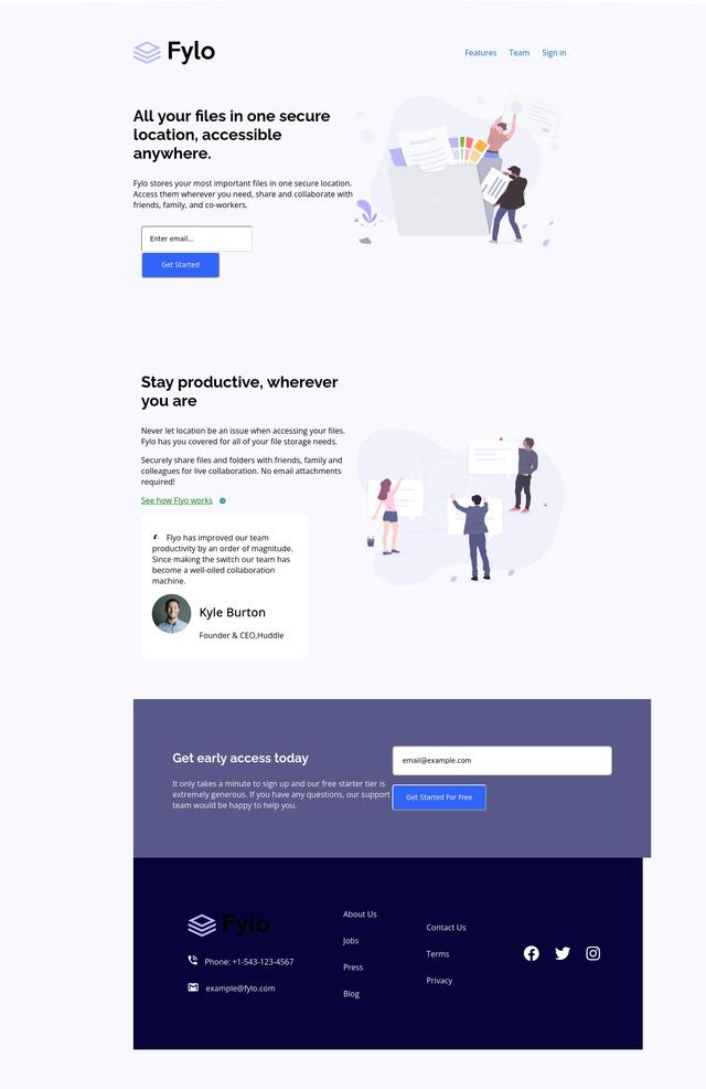 Frontend Mentor | Responsive landing page using HTML and CSS. Used CSS for the styling. coding ...