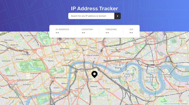 Frontend Mentor | IP Address Tracker Using HTML, CSS, SCSS, JS, and Bootstrap. coding challenge ...