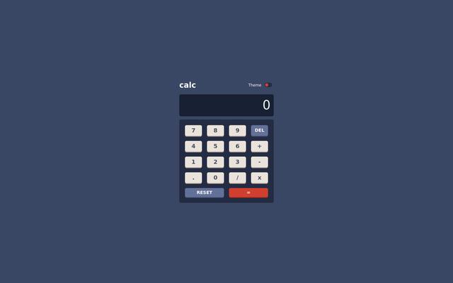 Frontend Mentor | Calculator app with reactjs coding challenge solution