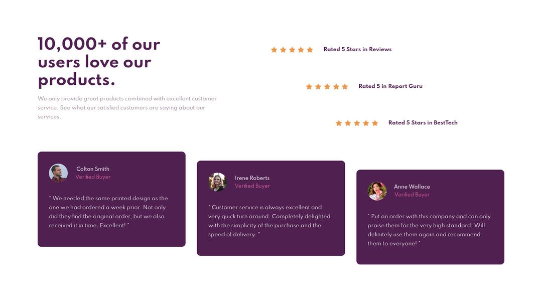 Frontend Mentor | Responsive Social Proof Section using Flexbox & SASS/SCSS coding challenge ...