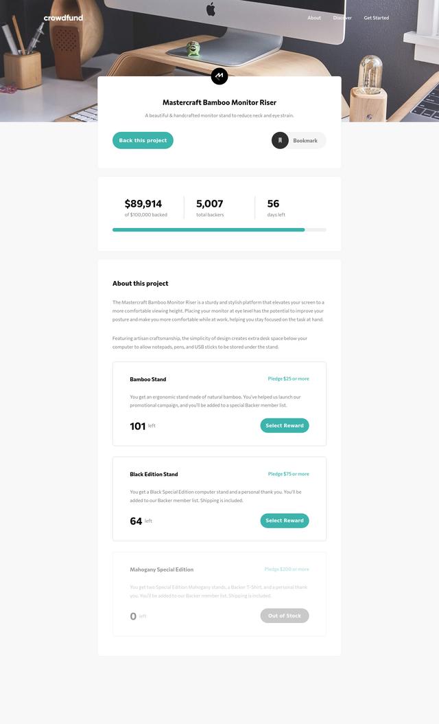 Frontend Mentor | Responsive landing page using JS, CSS Grid and Flexbox coding challenge solution