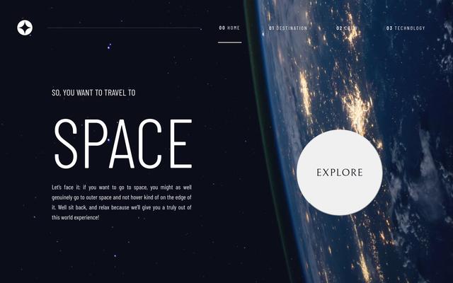 Frontend Mentor | Space Tourism Website using React coding challenge solution