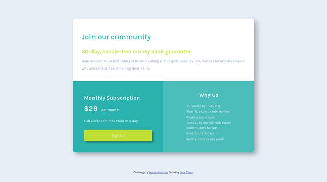 Frontend Mentor | Responsive layout using HTML and CSS coding challenge solution