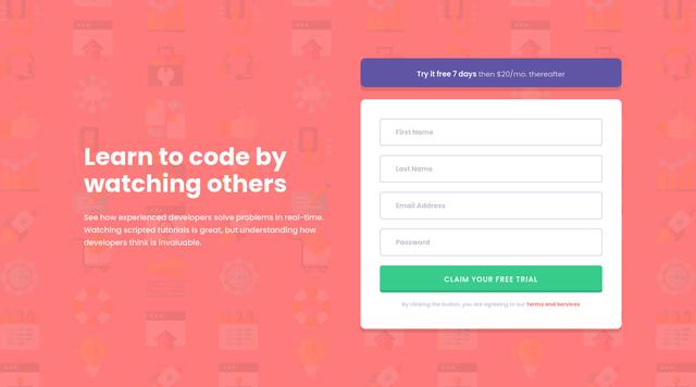 Frontend Mentor | Intro component with signup form using Next, React ...