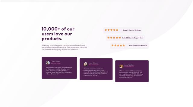Frontend Mentor | Responsive layout using Flexbox coding challenge solution