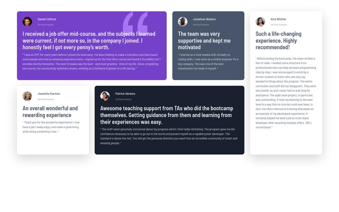 Frontend Mentor | Responsive landing page using CSS grid coding ...