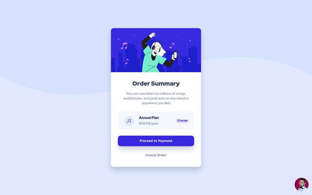 Frontend Mentor | Order summary card with Sass and Flexbox coding challenge solution