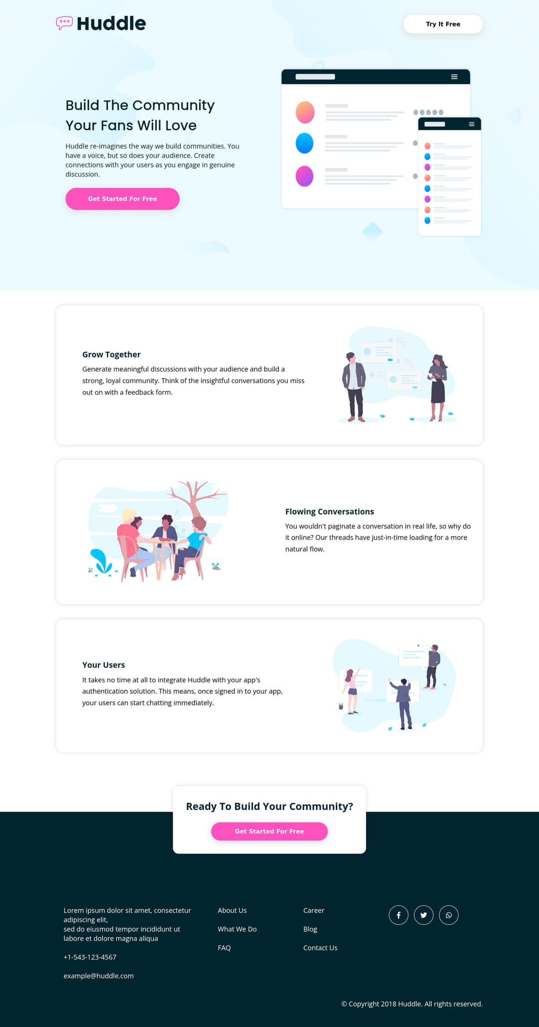 Frontend Mentor | Using Flex Box coding challenge solution