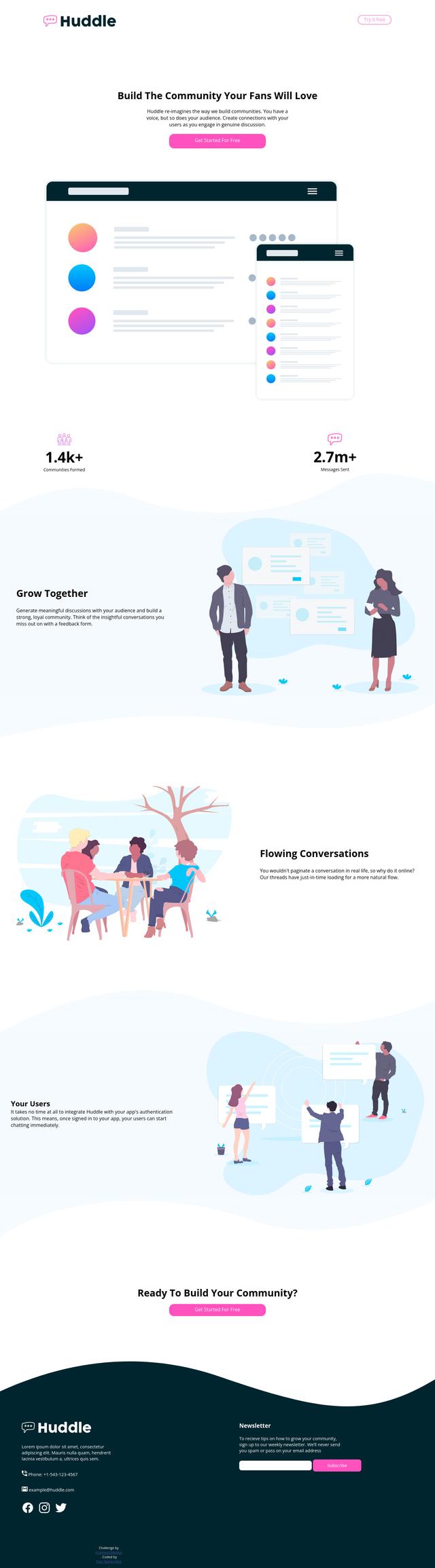 Frontend Mentor | HTML and CSS(flexbox) coding challenge solution