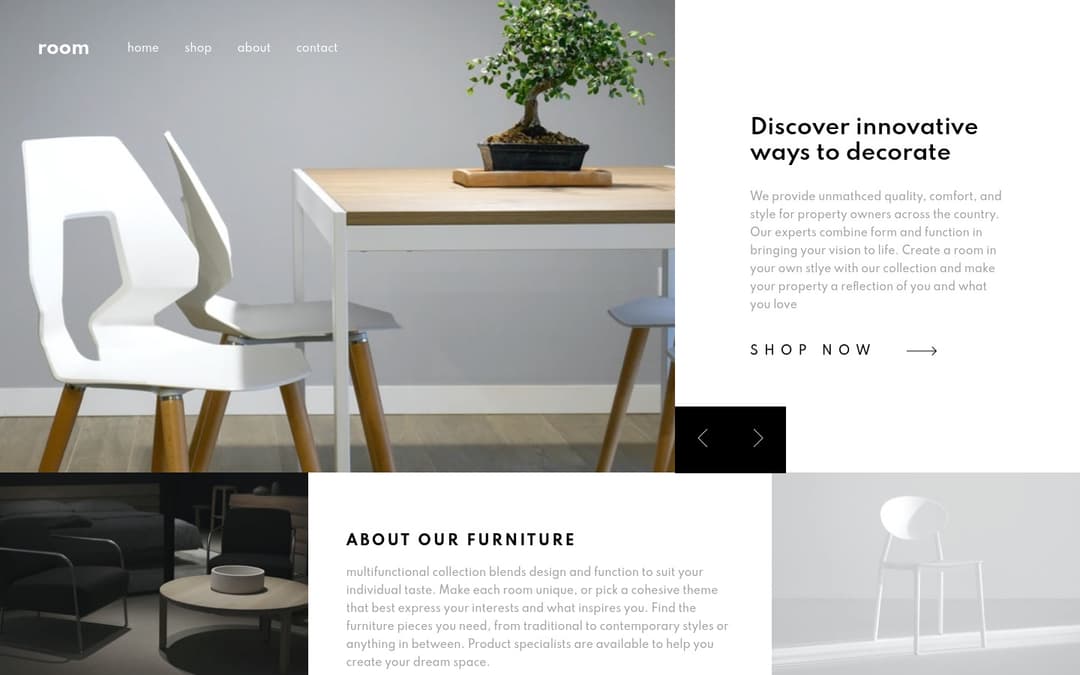 Frontend Mentor | Room Homepage Made with Vanilla Gang (HTML,CSS & JS ...