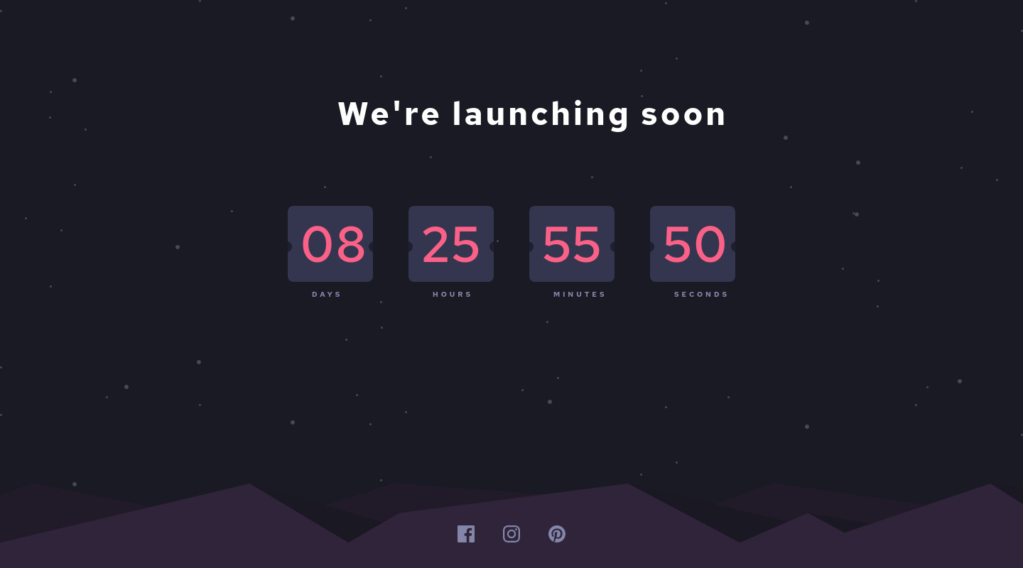 Frontend Mentor | countdown using html and css , javascript coding ...