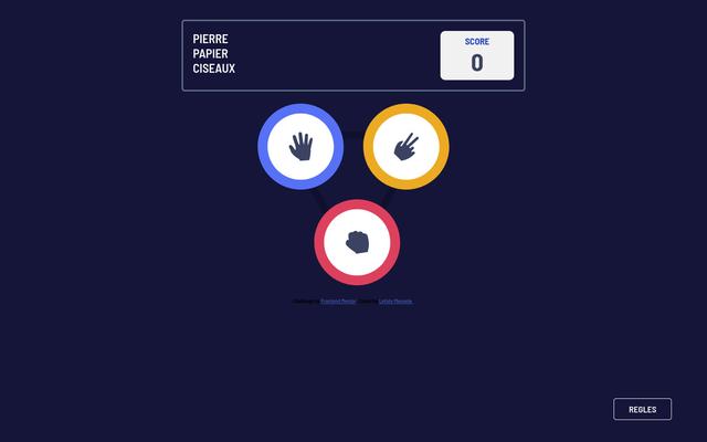Frontend Mentor | Rock , paper, scissor with Vanilla Js and Flexbox coding challenge solution