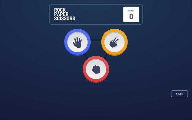 Frontend Mentor | Rock Paper Scissors with React and Tailwind coding challenge solution