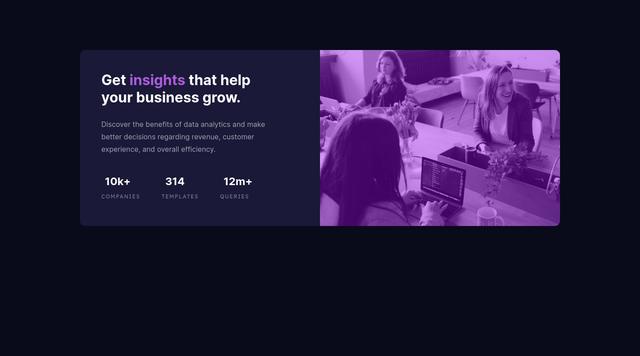 Frontend Mentor Responsive Stats Preview Card Using Css Grid And Flexbox Coding Challenge Solution