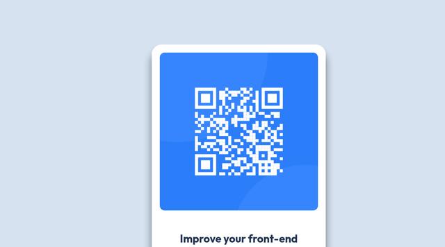 Frontend Mentor | QR code Component frontend HTML CSS coding challenge ...