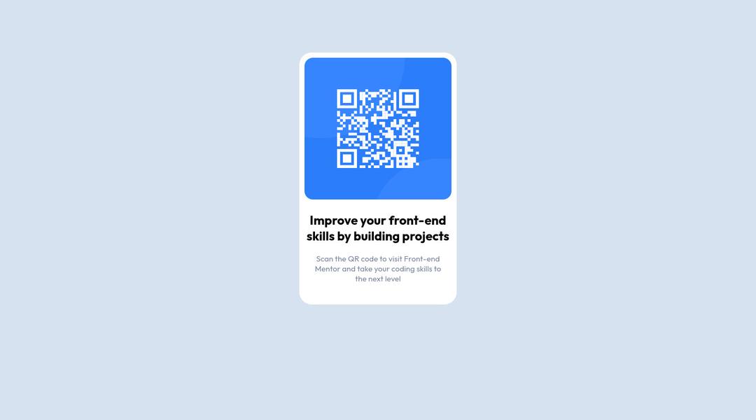 Frontend Mentor | QR code component coding using CSS HTML and a bit of SASS coding challenge ...