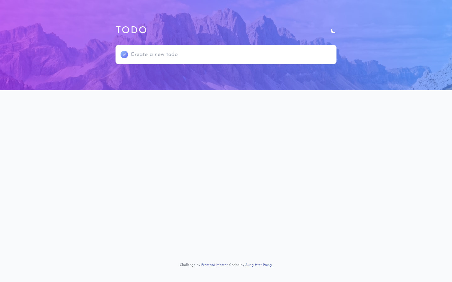 Frontend Mentor | Responsive todo app with AlpineJs & TailwindCss ...