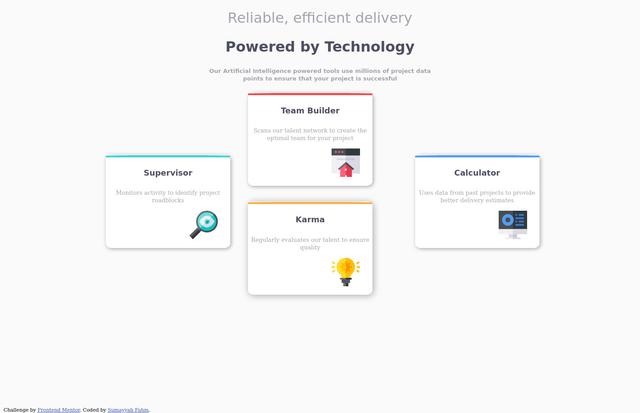 Frontend Mentor | Four card feature section (flex-box, CSS grid) coding challenge solution