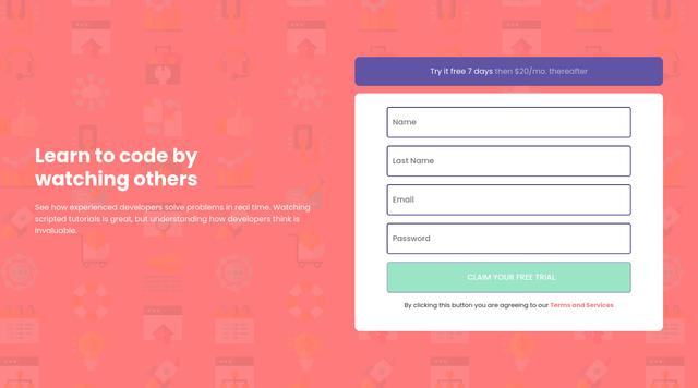 Frontend Mentor | intro-component-with-signUp with vanilla JS coding challenge solution