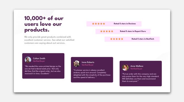 Frontend Mentor | Responsive social proof section using html and css flexbox 👀 🚀 coding ...