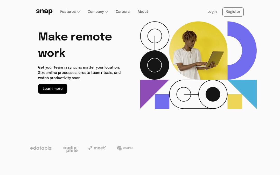 Frontend Mentor | A landing page with a drop down navigation using html, css, and js. coding ...