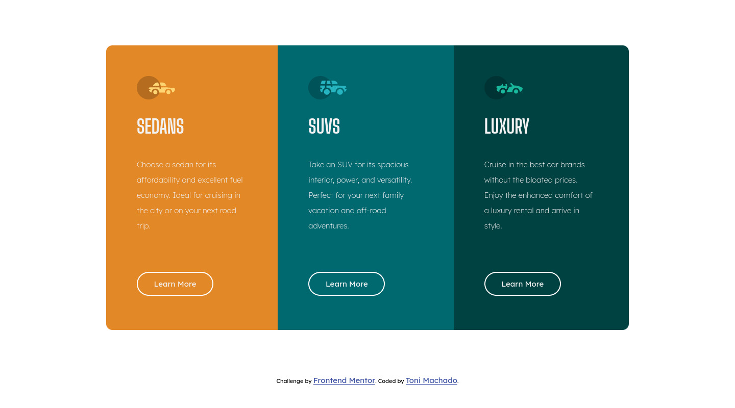 Frontend Mentor | First challenge using native CSS & Flexbox coding ...