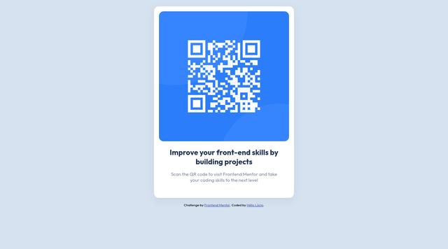 Frontend Mentor | QR code component coding challenge solution