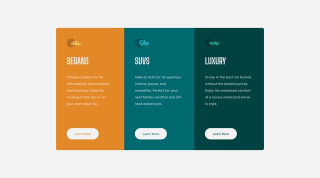 Frontend Mentor | 3-column preview card component using flexbox coding challenge solution