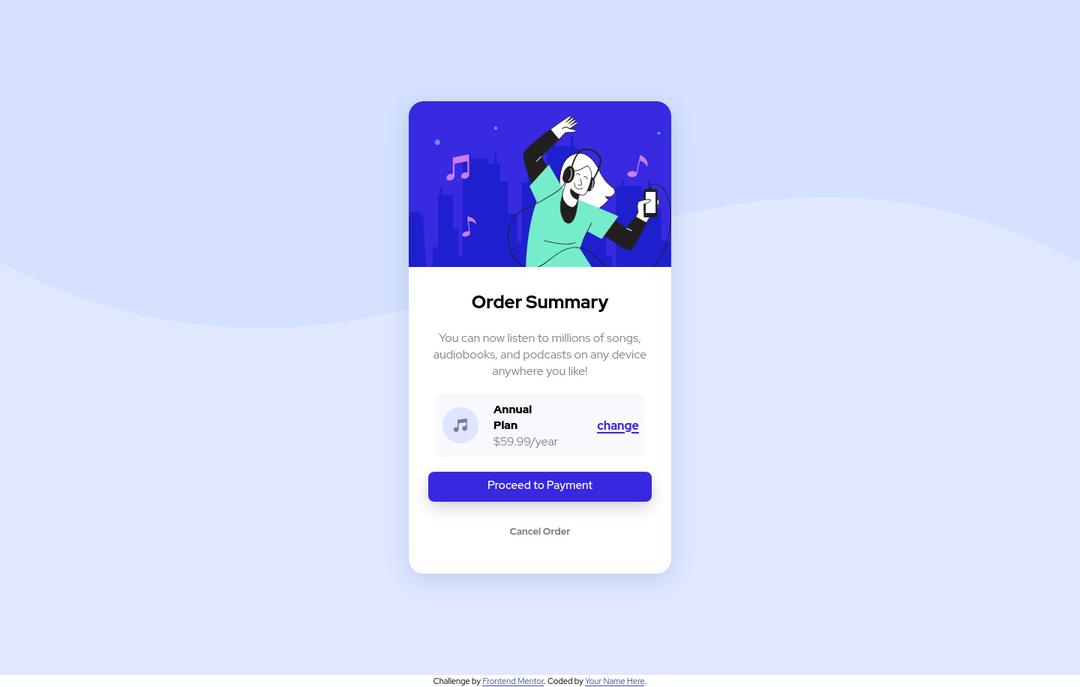 Frontend Mentor | responsive card using css flexbox coding challenge solution