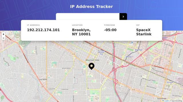 Frontend Mentor Ip Tracker Using React Leafletjs And Ipify Coding