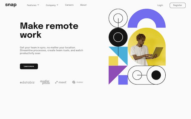 Frontend Mentor | Snap, made with react and styled components coding challenge solution