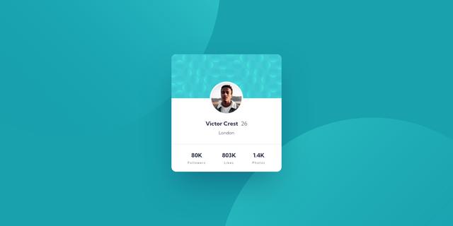 Frontend Mentor | Simple Profile Card Component with pure HTML & CSS coding challenge solution