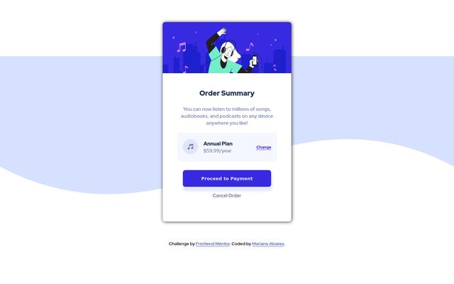 Frontend Mentor Order Summary Card Using Html And Css Flexbox Coding Challenge Solution