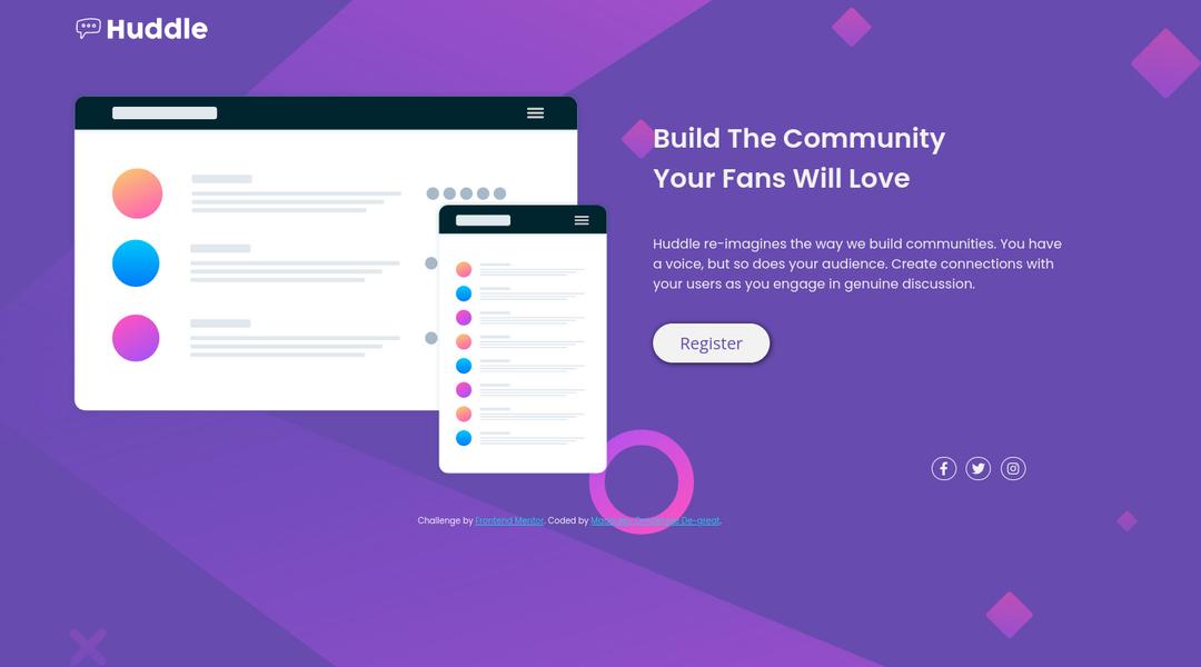 Frontend Mentor | Responsive and Built with Html5, CSS, CSS Grid Layout and Flexbox. coding ...