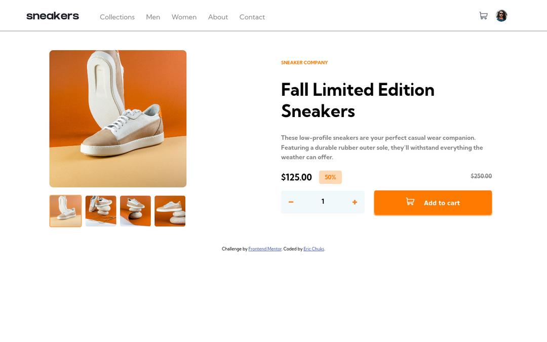 Frontend Mentor | Ecommerce Platform using HTML, CSS and Vanilla JavaScript coding challenge ...