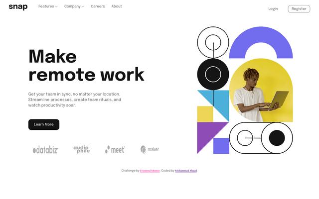 Frontend Mentor Intro Section With Dropdown Navigation Solution Using Html Css And Js Coding